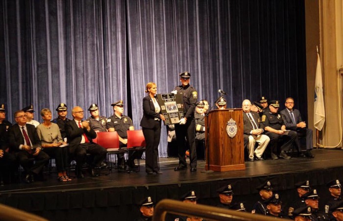 New police officers enter the field as the Plymouth Police Academy 67th ... New police officers enter the field as the Plymouth Police Academy 67th ...